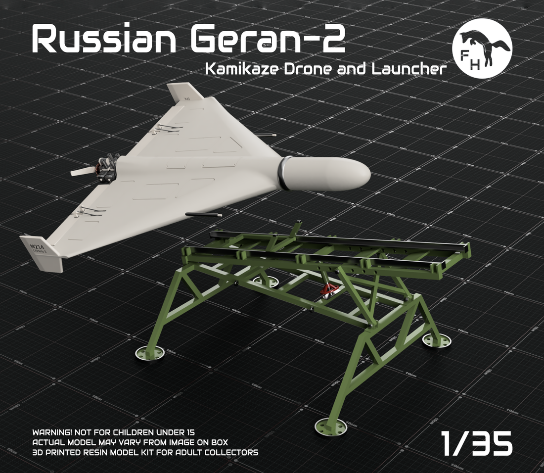 1/35 Russian Geran-2 Large Kamikaze Drone – FoxHopp Models