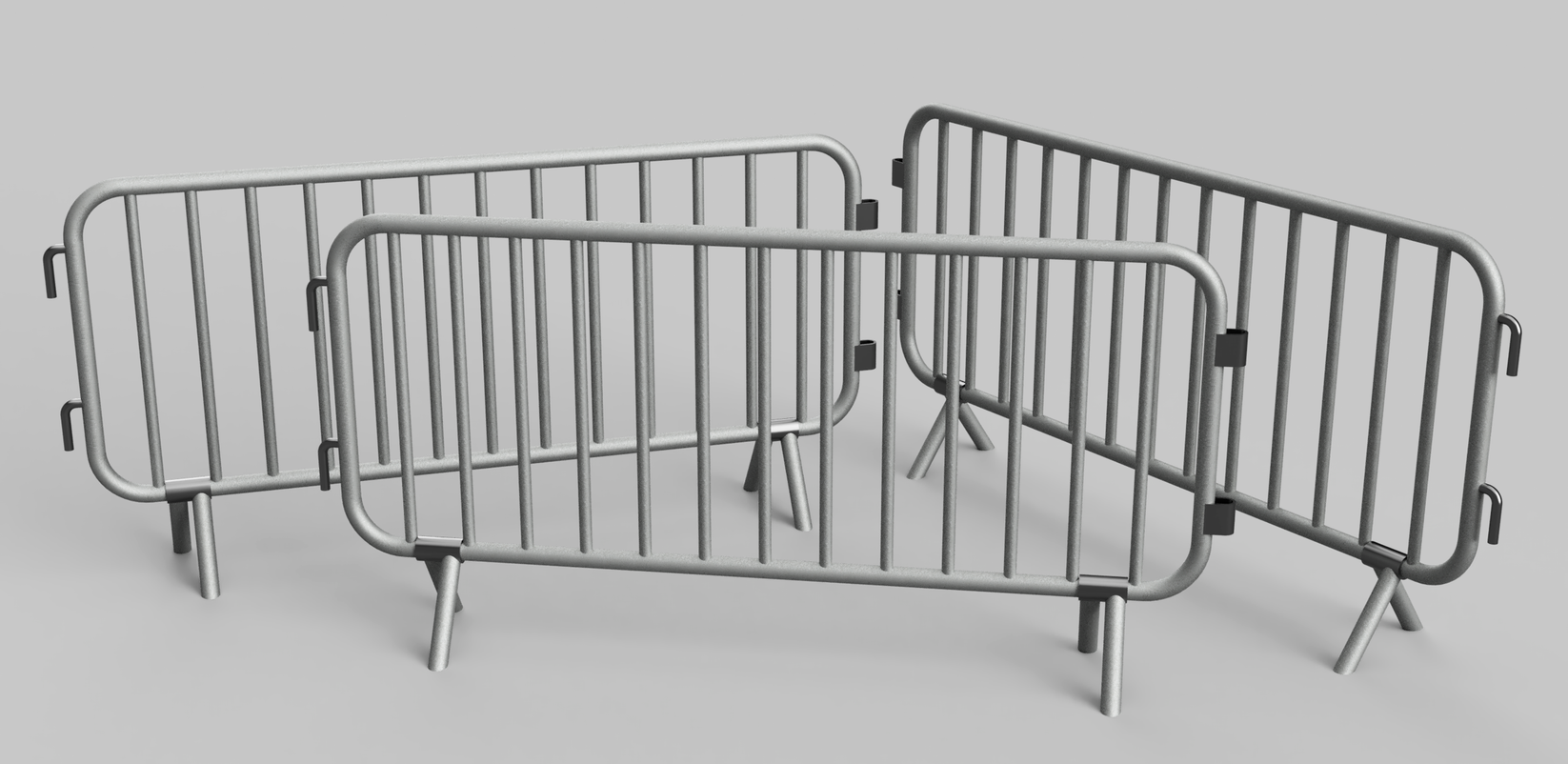 1/35 Modern Crowd Barriers - Metal – FoxHopp Models