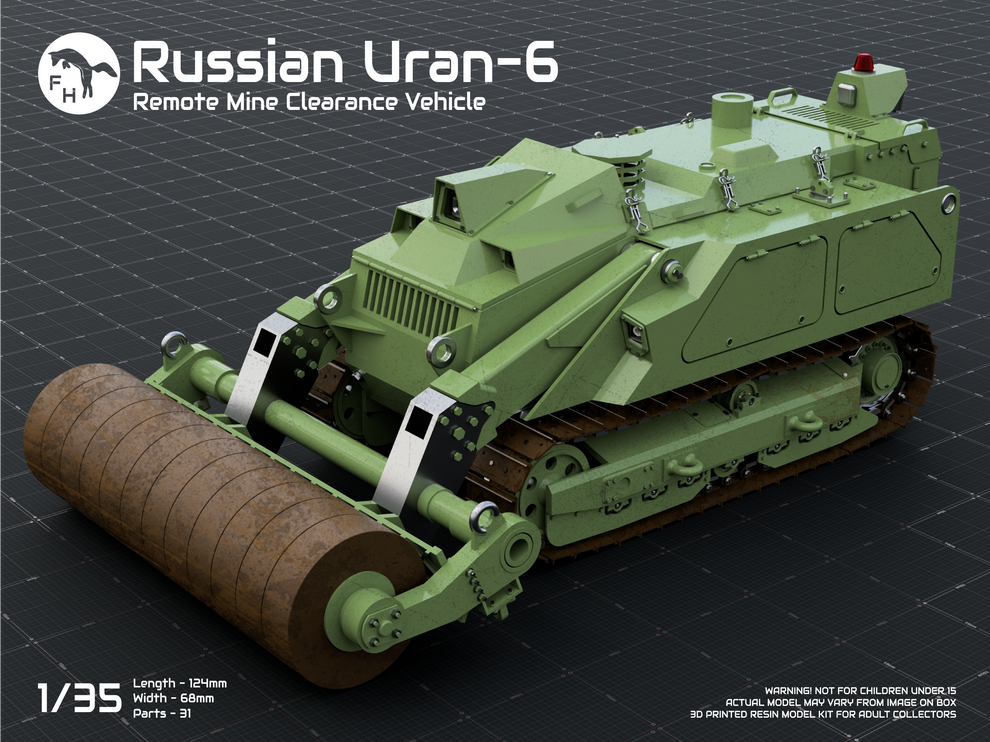 1/35 Russian Uran-6 Remote Mine Clearing Vehicle – FoxHopp Models