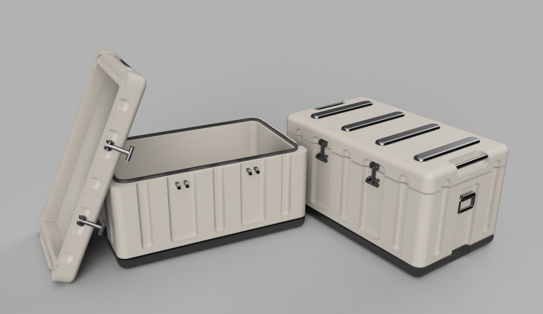 1/35 Modern Stowage Boxes x2 – FoxHopp Models